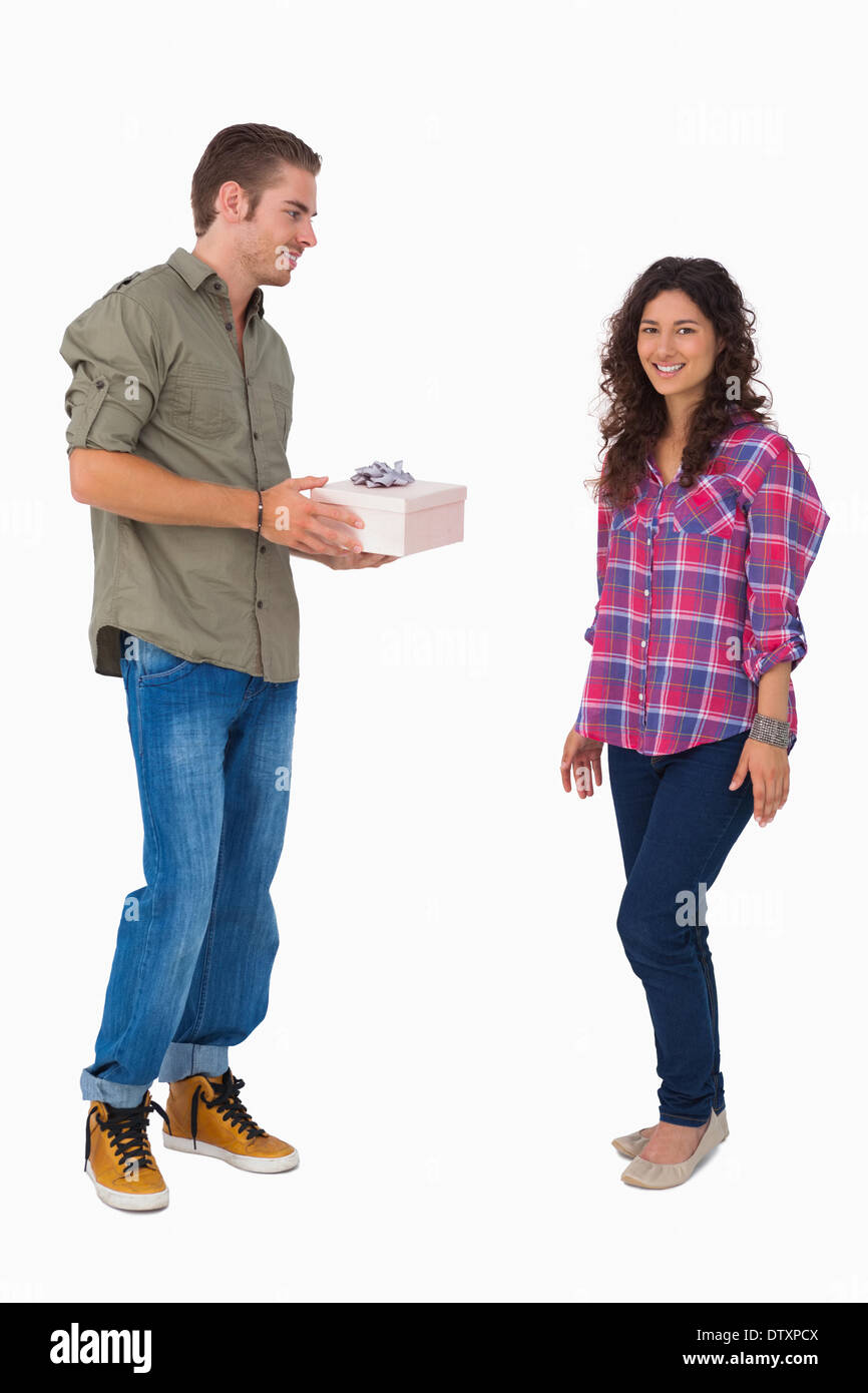 Stylish gift giving hi-res stock photography and images - Alamy