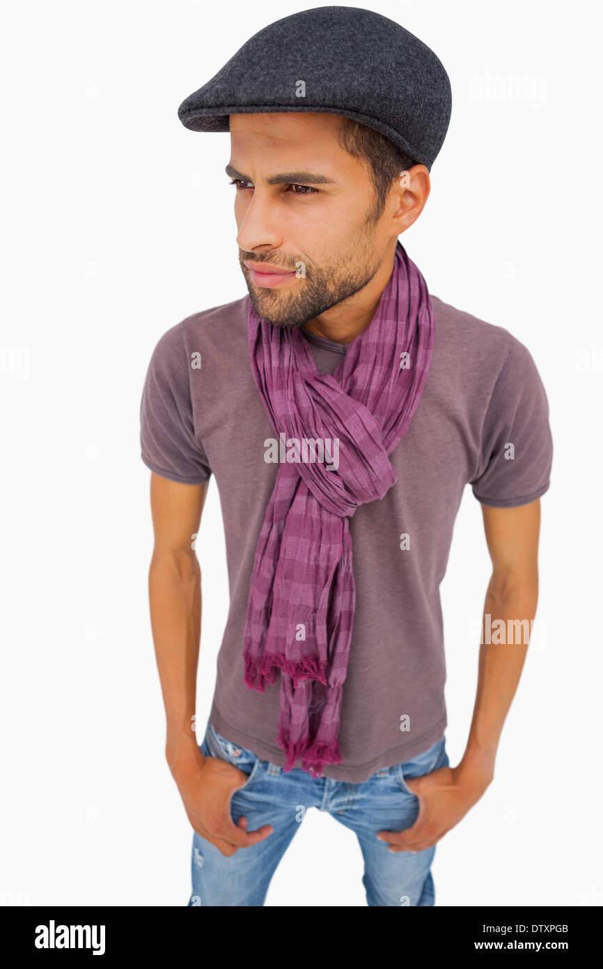 Man wearing denim cap hi-res stock photography and images - Alamy