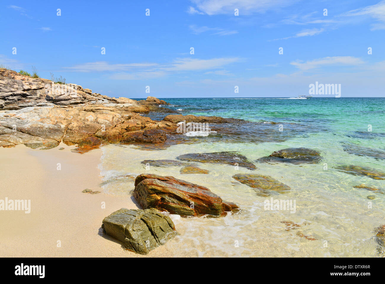 nature scene tropical beach and sea in koh samed island Thailand Stock ...