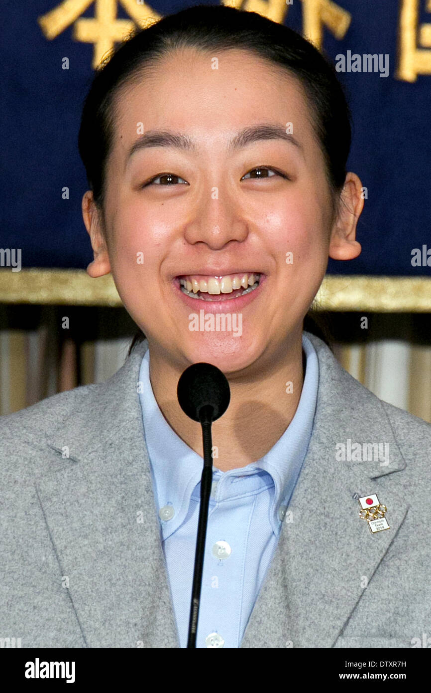 Tokyo, Japan - The Olympic figure skater Mao Asada lands this morning ...