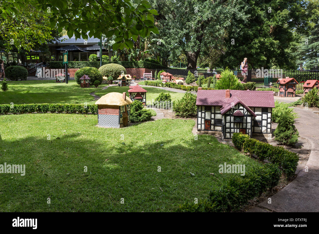 Miniature Tudor Village, a major tourist attraction in Fitzroy Gardens ...