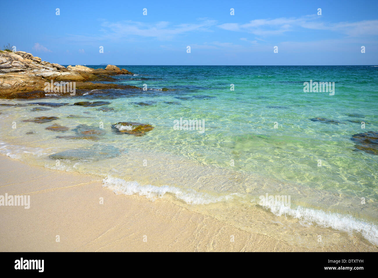 nature scene tropical beach and sea in koh samed island Thailand Stock ...