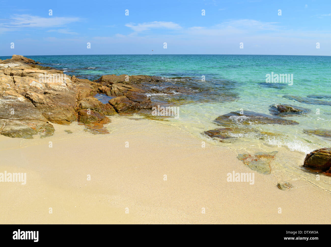 nature scene tropical beach and sea in koh samed island Thailand Stock ...