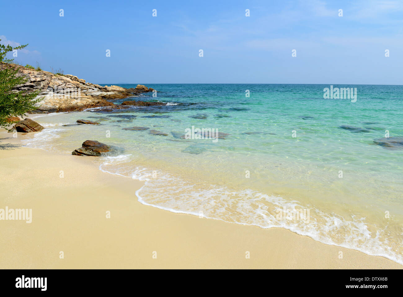 nature scene tropical beach and sea in koh samed island Thailand Stock ...
