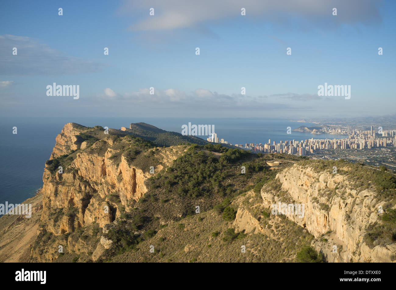 Benidorm mountain range hi-res stock photography and images - Alamy