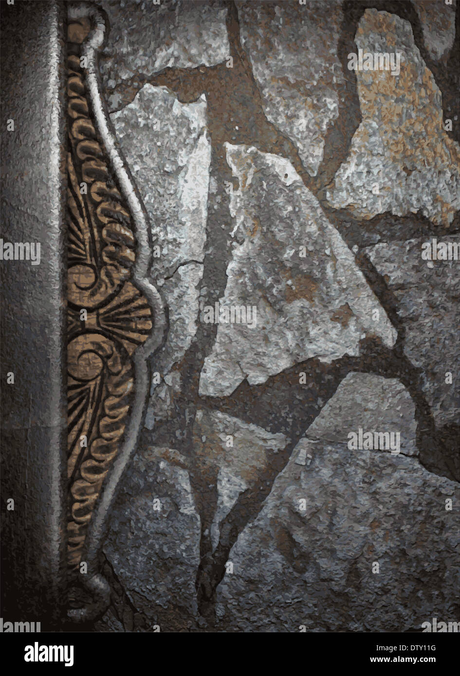 metal and stone background Stock Photo - Alamy