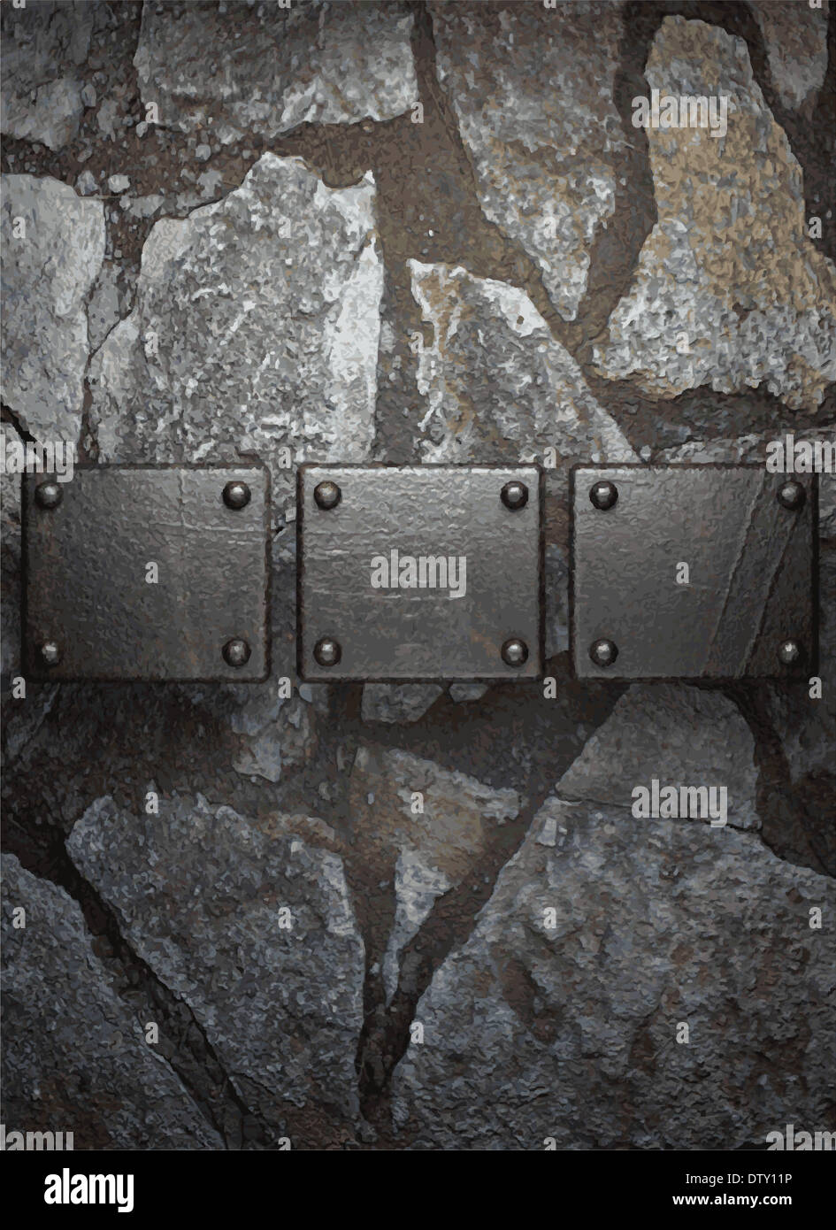metal and stone background Stock Photo - Alamy