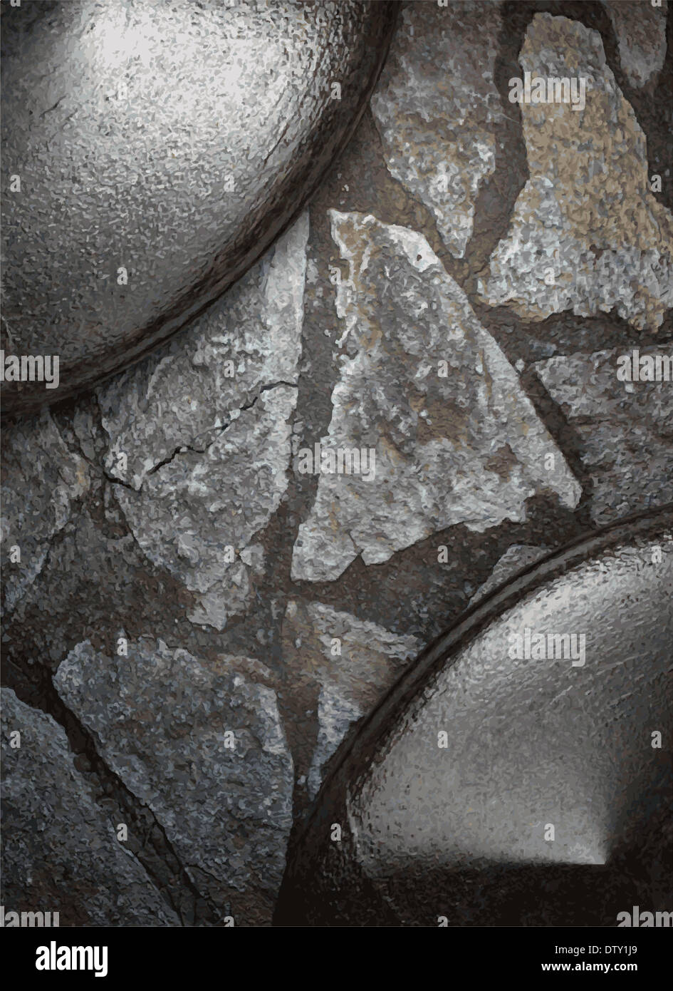 metal and stone background Stock Photo - Alamy