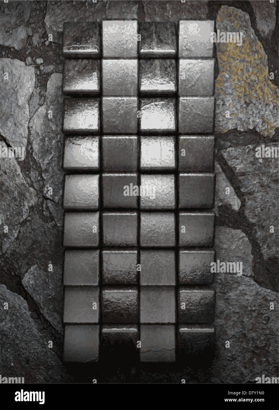 metal and stone background Stock Photo - Alamy