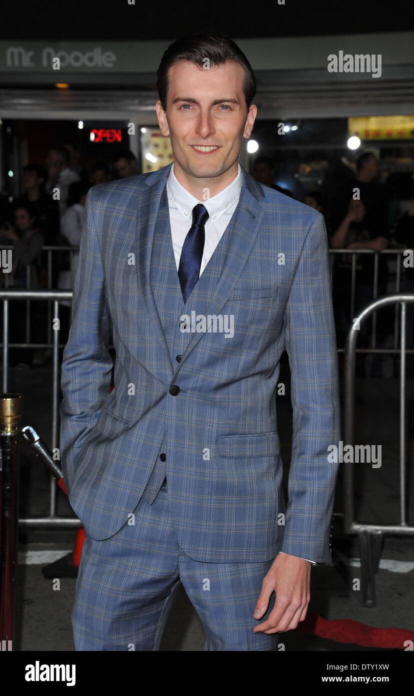 Los Angeles, CA, USA. 24th Feb, 2014. Cameron Moir at arrivals for NON ...
