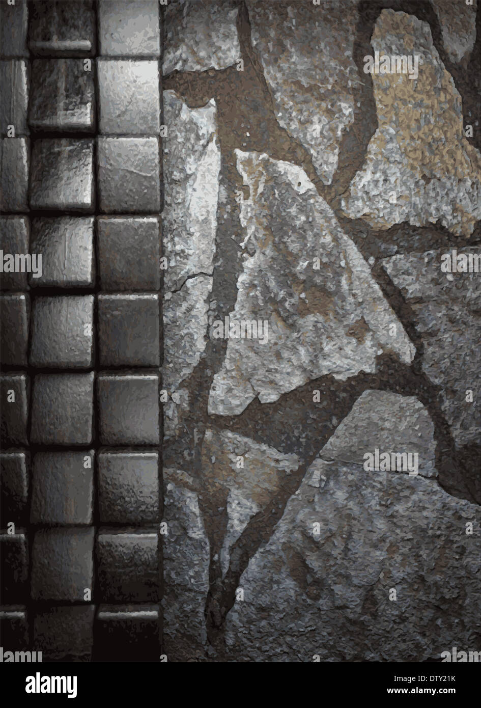 metal and stone background Stock Photo - Alamy