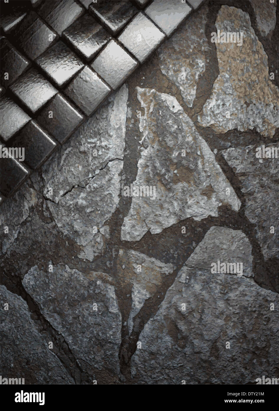 metal and stone background Stock Photo - Alamy