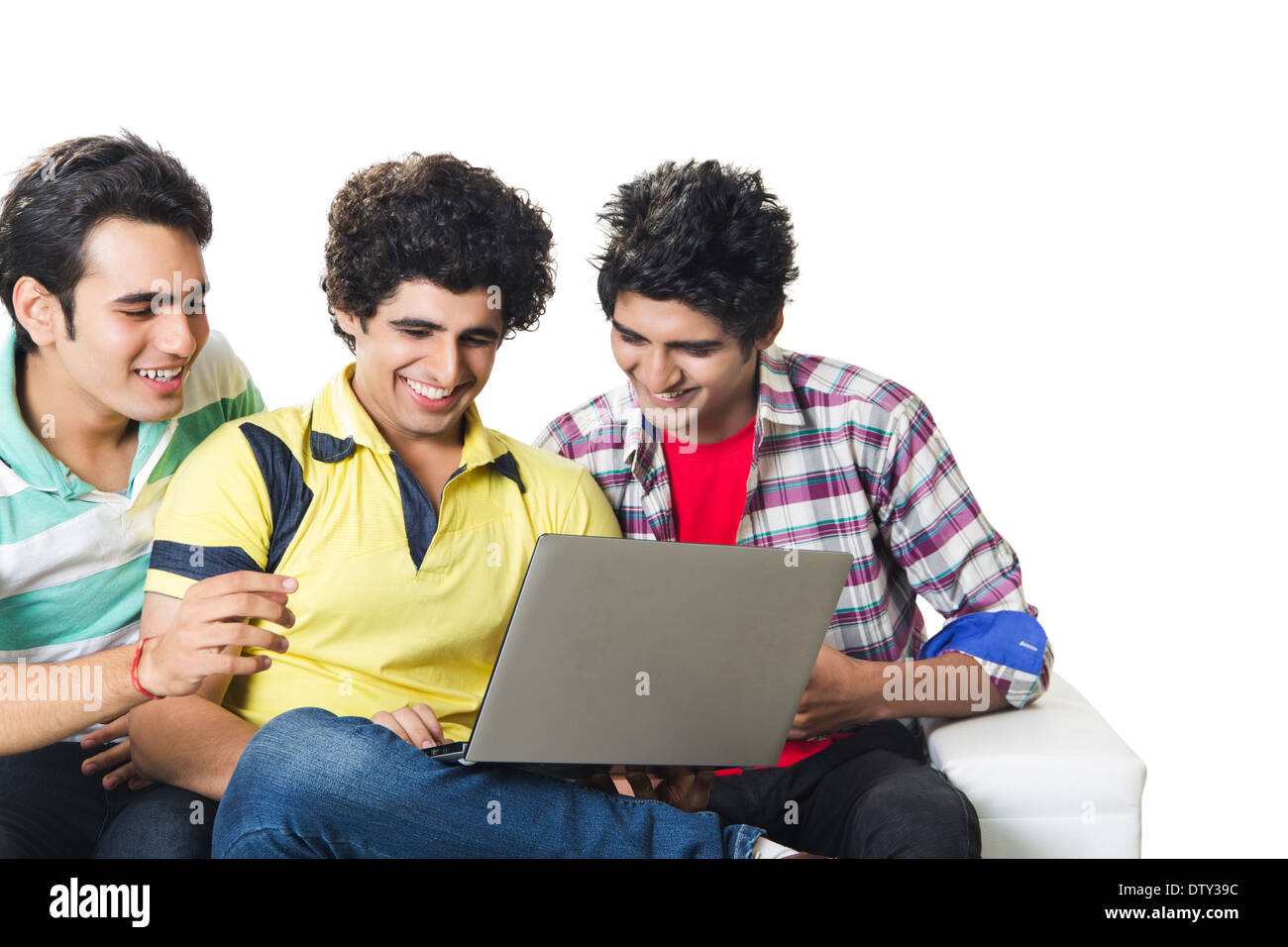 Teen boys laptop hi-res stock photography and images - Alamy