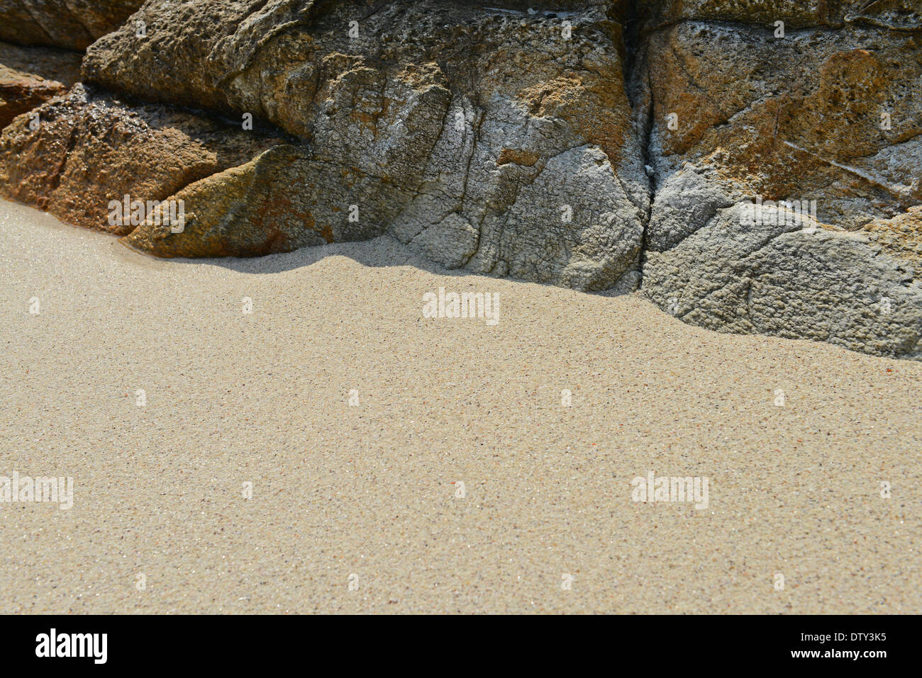 Sand beach rocks beautiful pattern and texture Stock Photo - Alamy