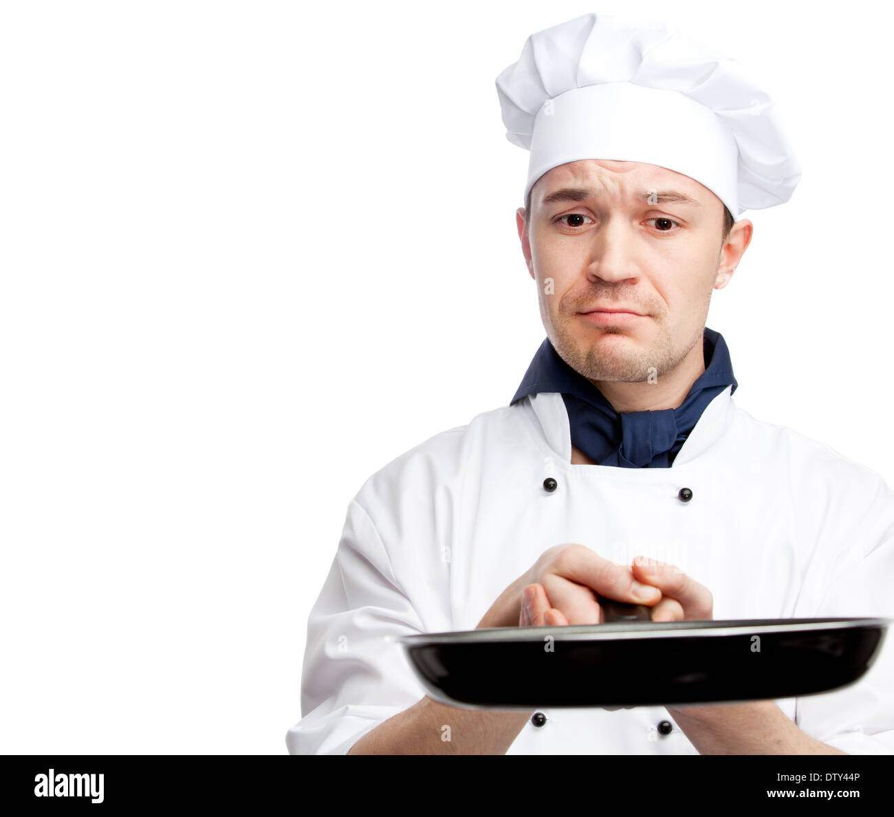 Chef holding frying pan hi-res stock photography and images - Alamy