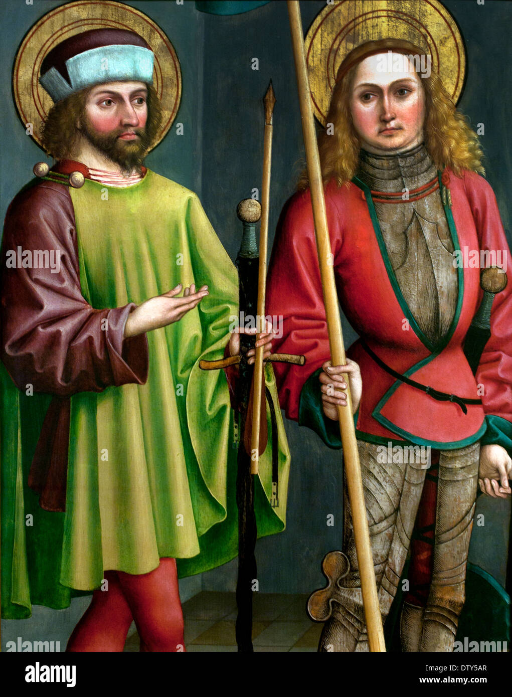 Die Heiligen Sebastian und Georg - The Saints Sebastian and George 1490 ...