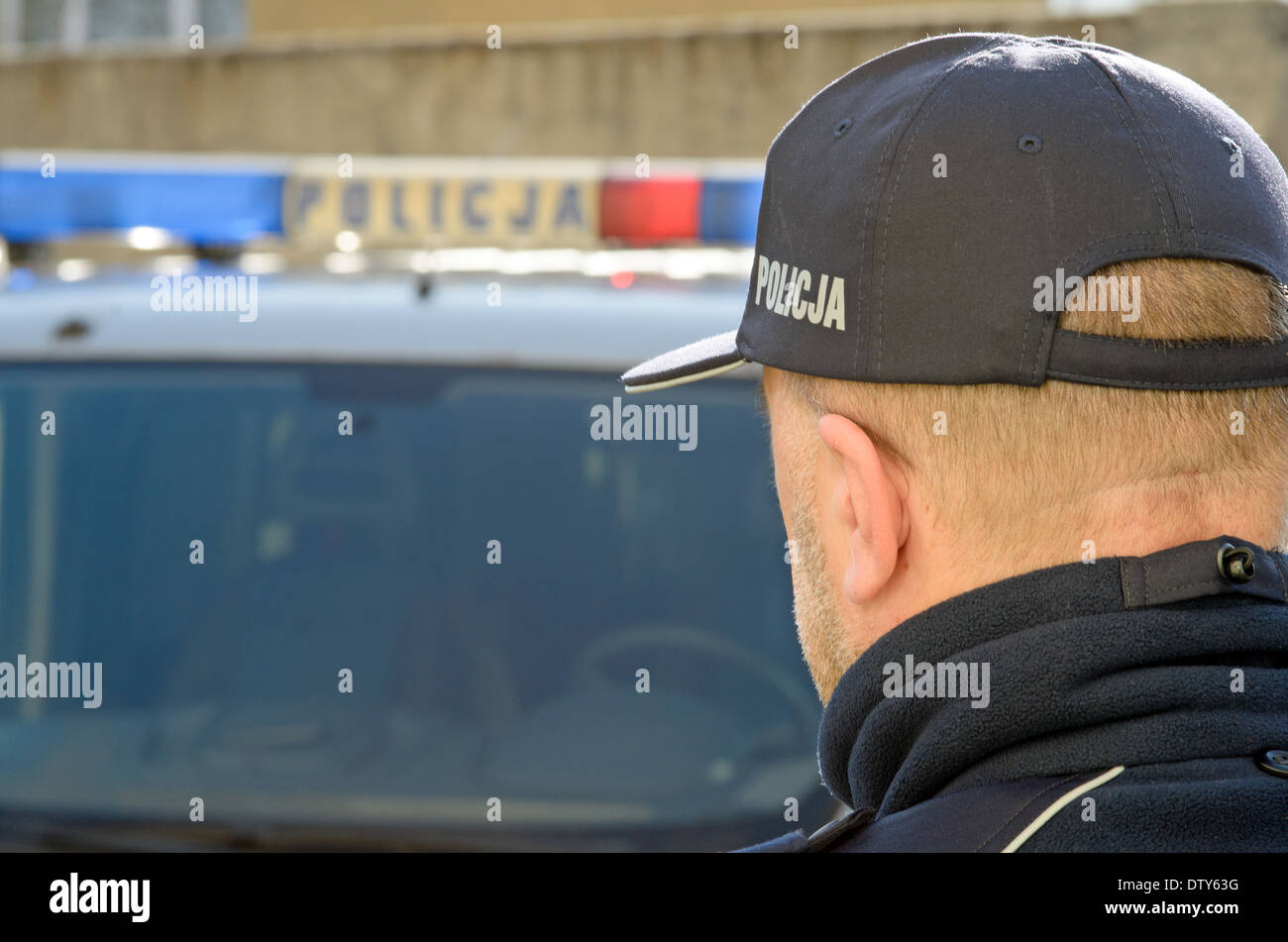Polish police uniform hi-res stock photography and images - Alamy