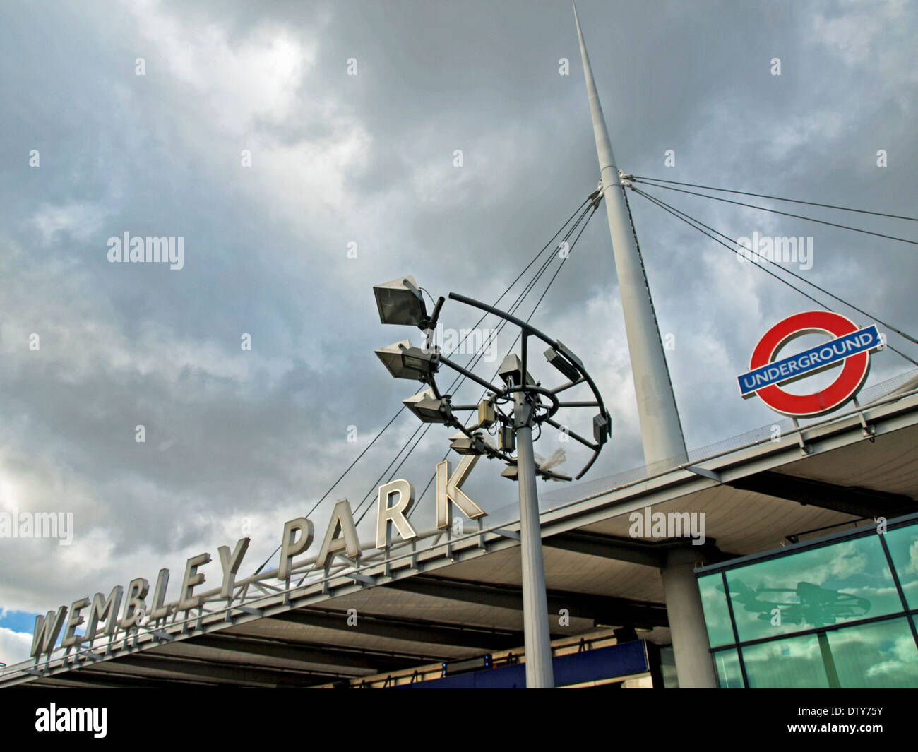Wembley station london underground logo hi-res stock photography and ...