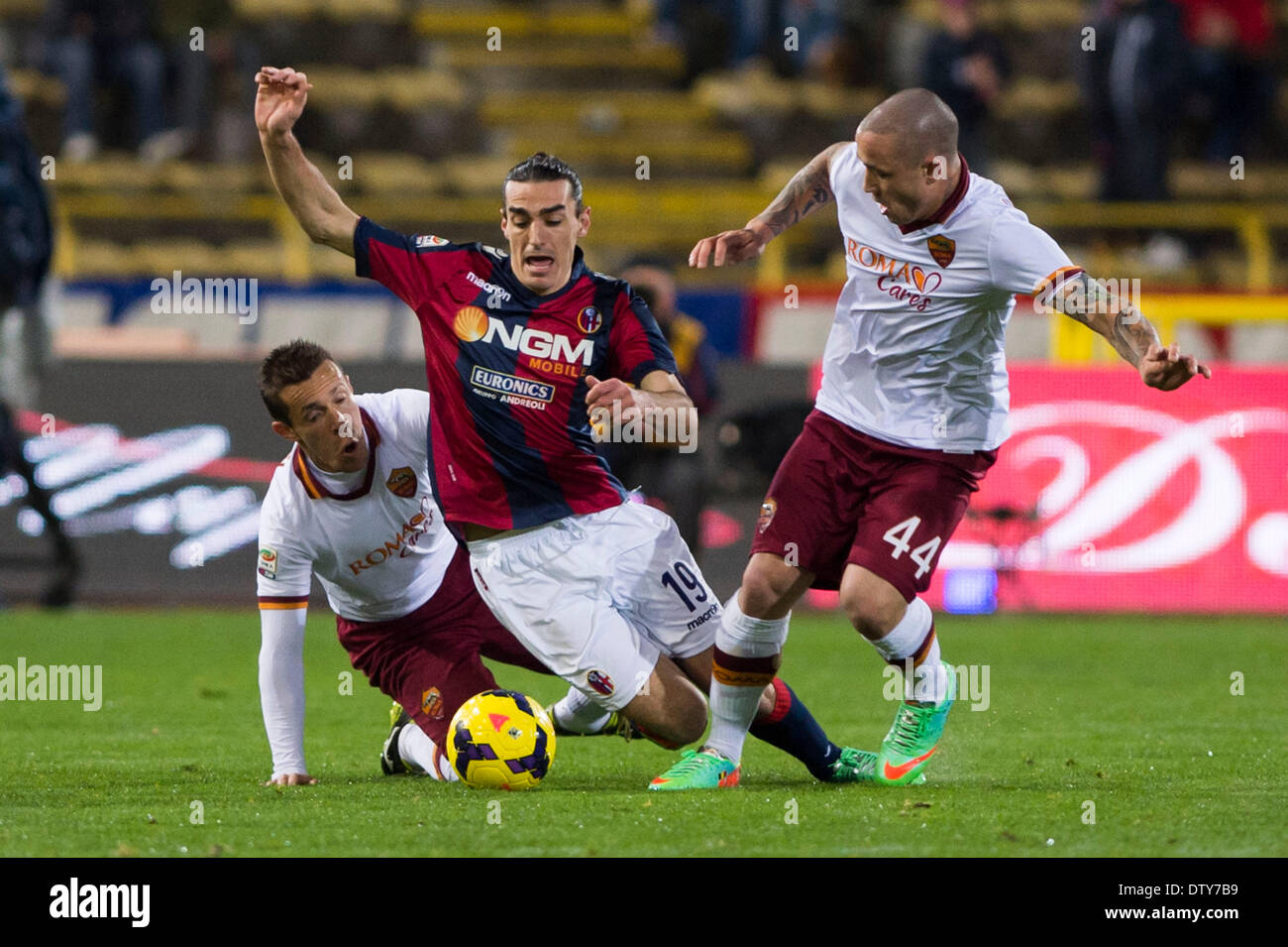 Bologna, Italy. 22nd Feb, 2014. (L-R) Lazaros Christodoulopoulos ...