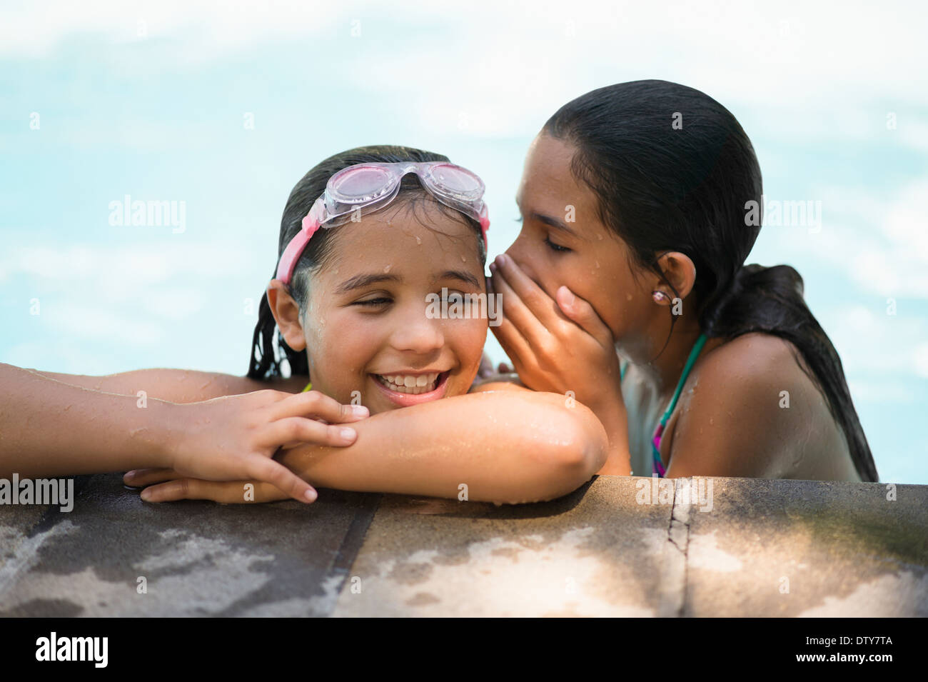 Swimming race two people hi-res stock photography and images - Alamy