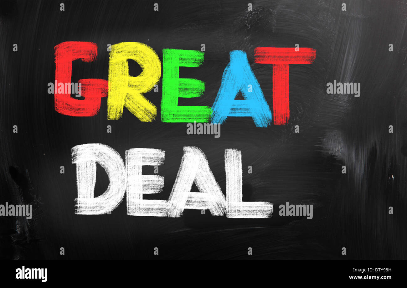 Great Deal Concept Stock Photo - Alamy