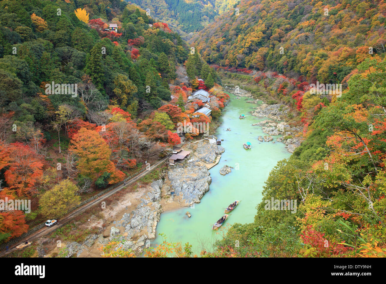 Hozu gorge hi-res stock photography and images - Alamy