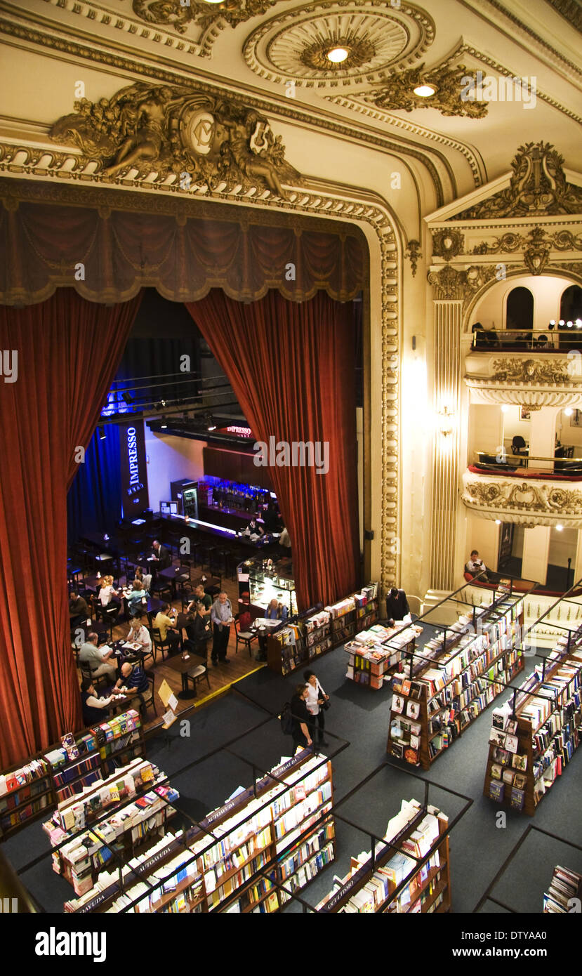 Ateneo library shop, Buenos Aires, Argentine Stock Photo - Alamy