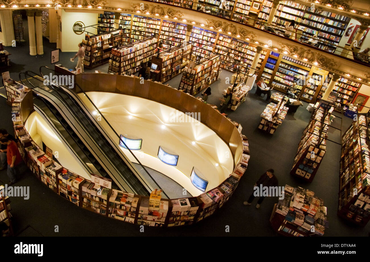 Ateneo library shop, Buenos Aires, Argentine Stock Photo - Alamy