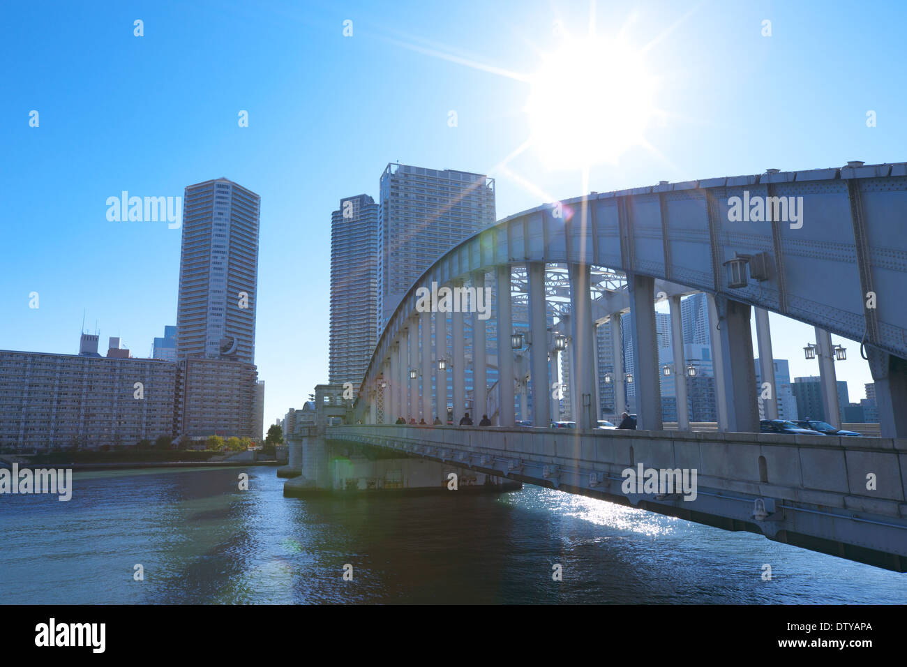Kachidoki Bridge, Tokyo Stock Photo - Alamy