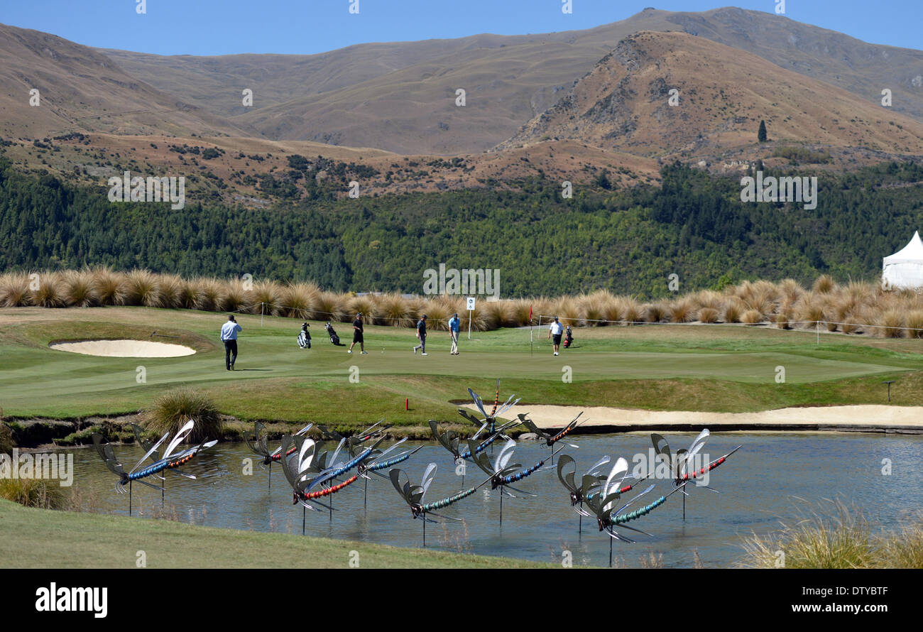 Arrowtown, New Zealand. 25th February 2014. General view of the 6th ...