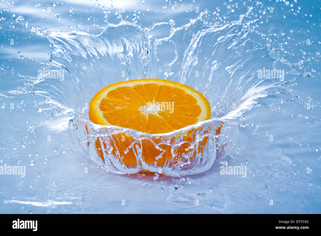 Water and orange Stock Photo - Alamy