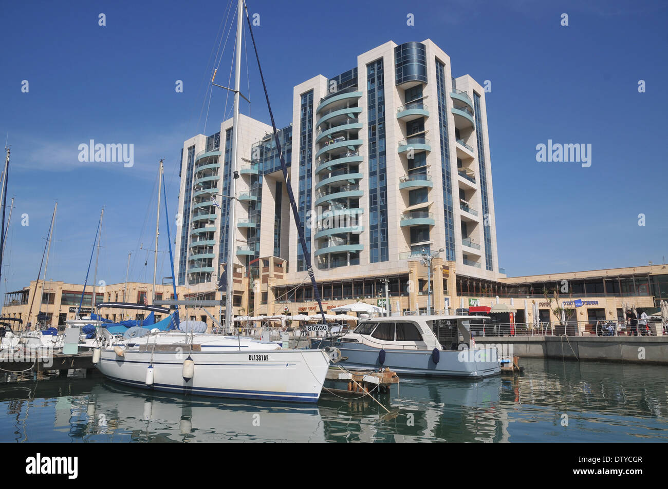 Israel, Herzliya, Yachts in the Marina Stock Photo - Alamy