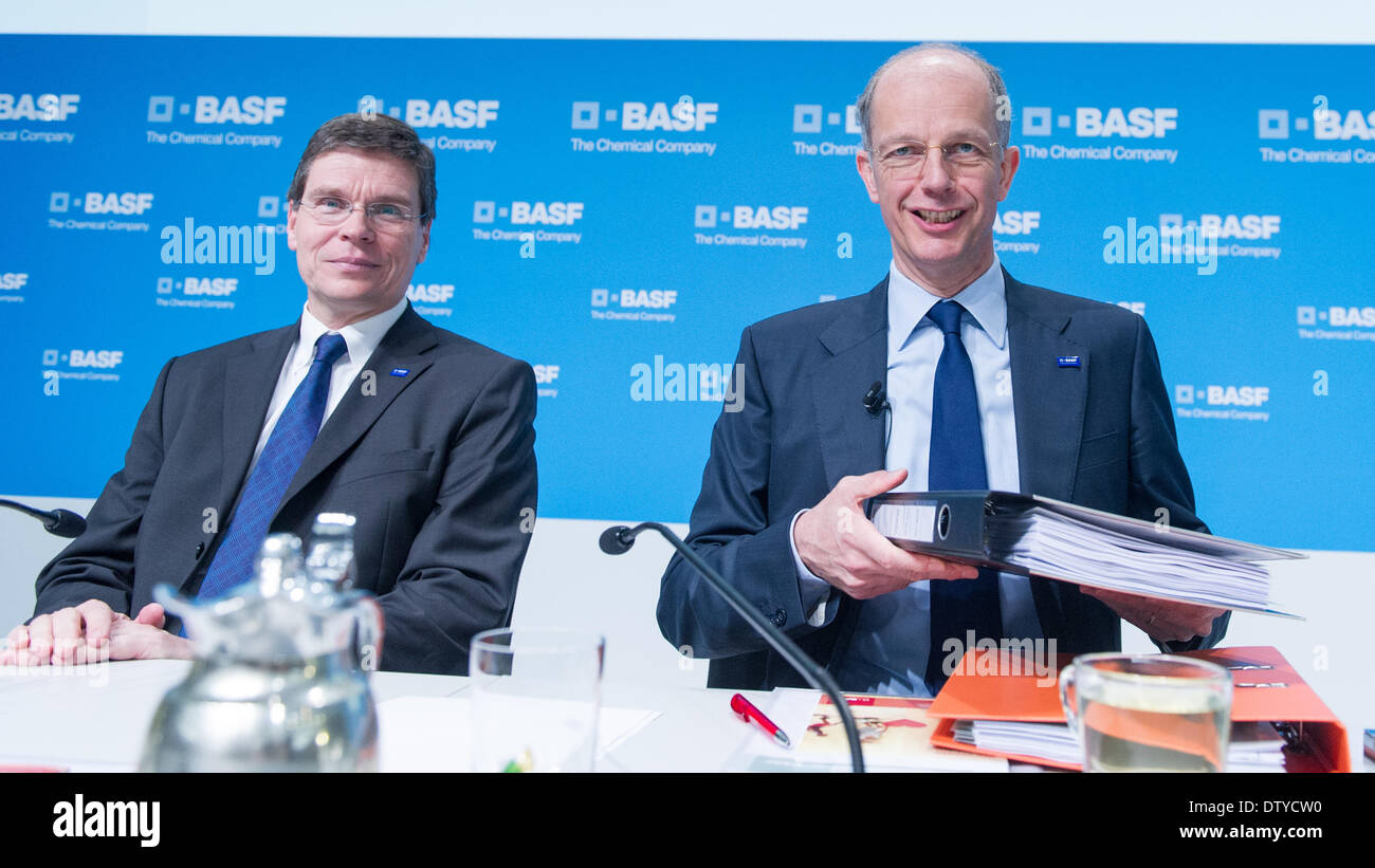 Ludwigshafen, Germany. 25th Feb, 2014. CEO and Chairman of the ...