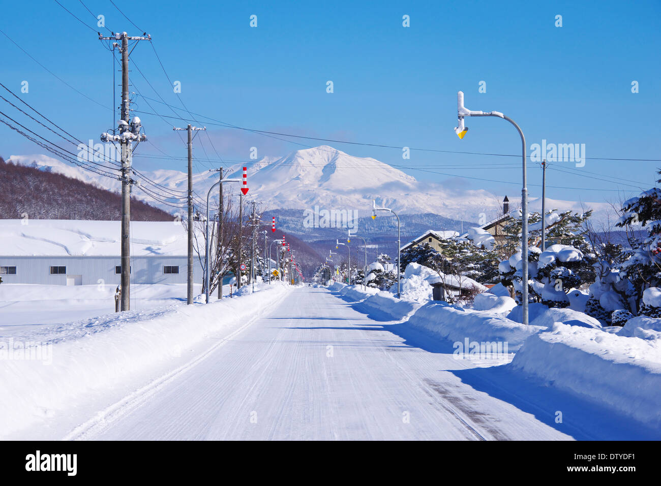 Snow in Hokkaido, Japan Stock Photo - Alamy