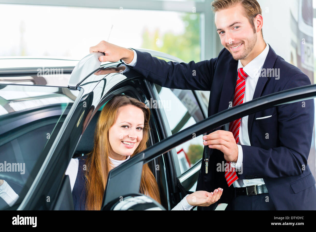 Customer at car dealership hi-res stock photography and images - Alamy