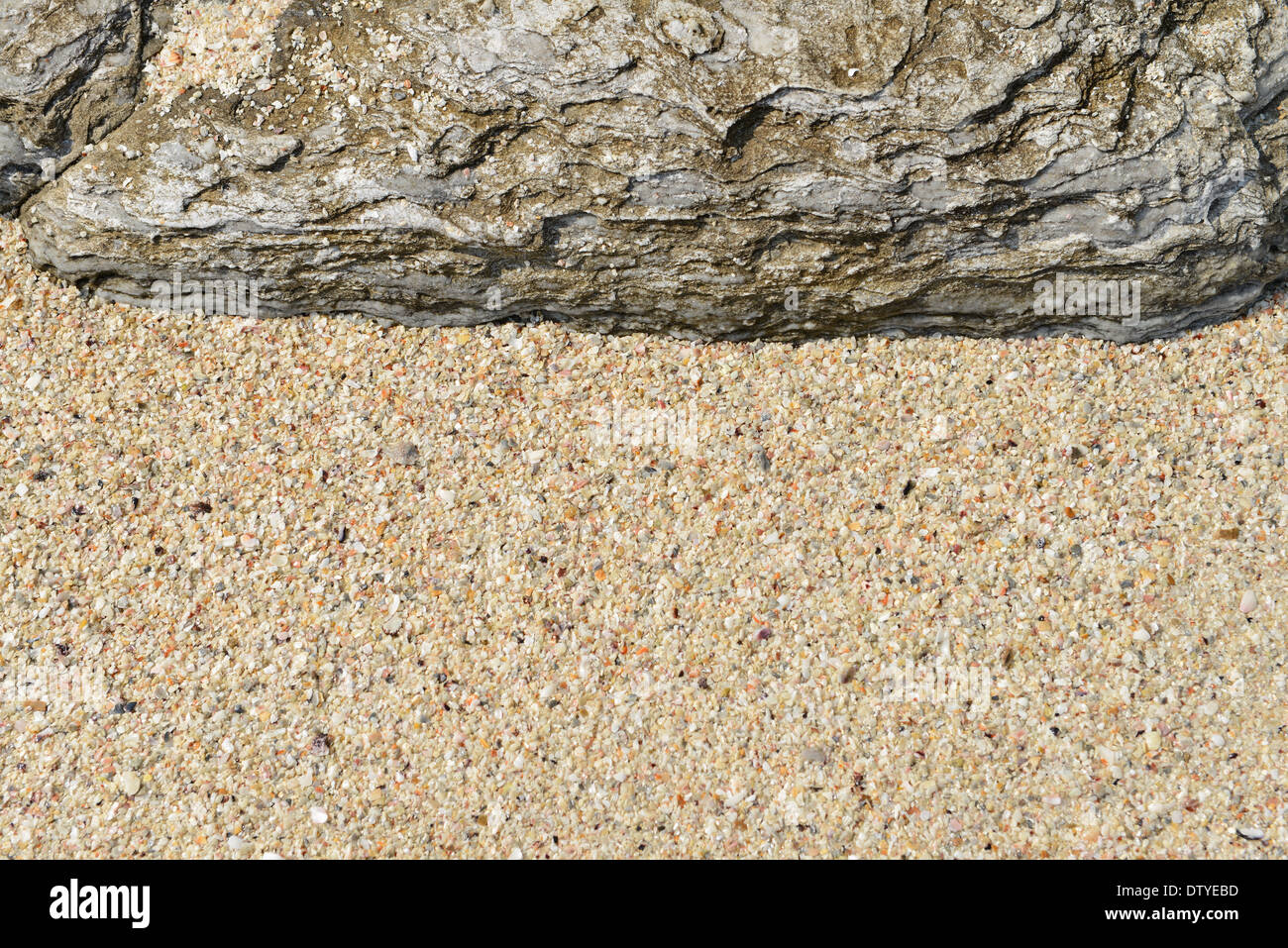 Sand beach rocks beautiful pattern and texture Stock Photo - Alamy