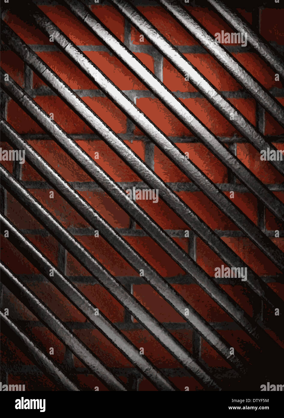 metal and brick background Stock Photo - Alamy
