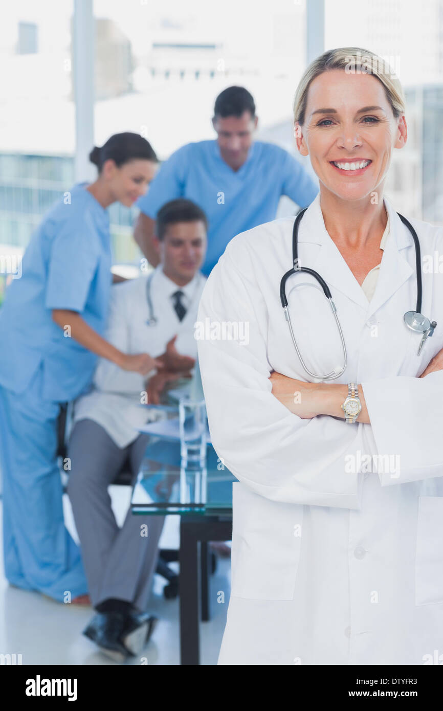 Portrait pretty mature doctor looking hi-res stock photography and ...