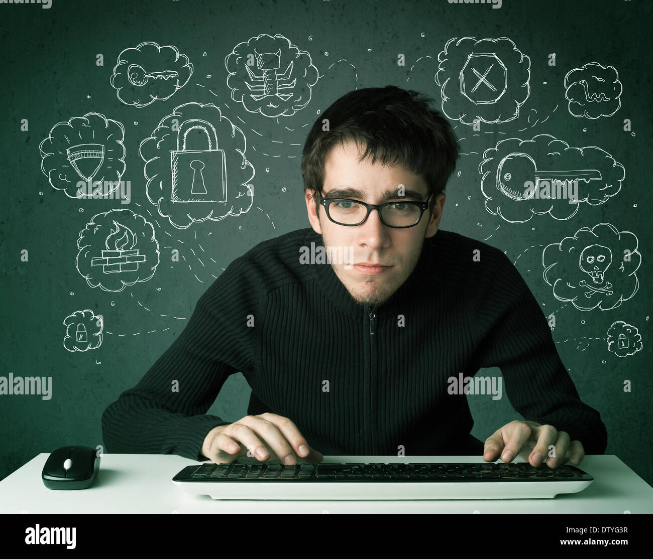 Thoughts pass by hi-res stock photography and images - Alamy