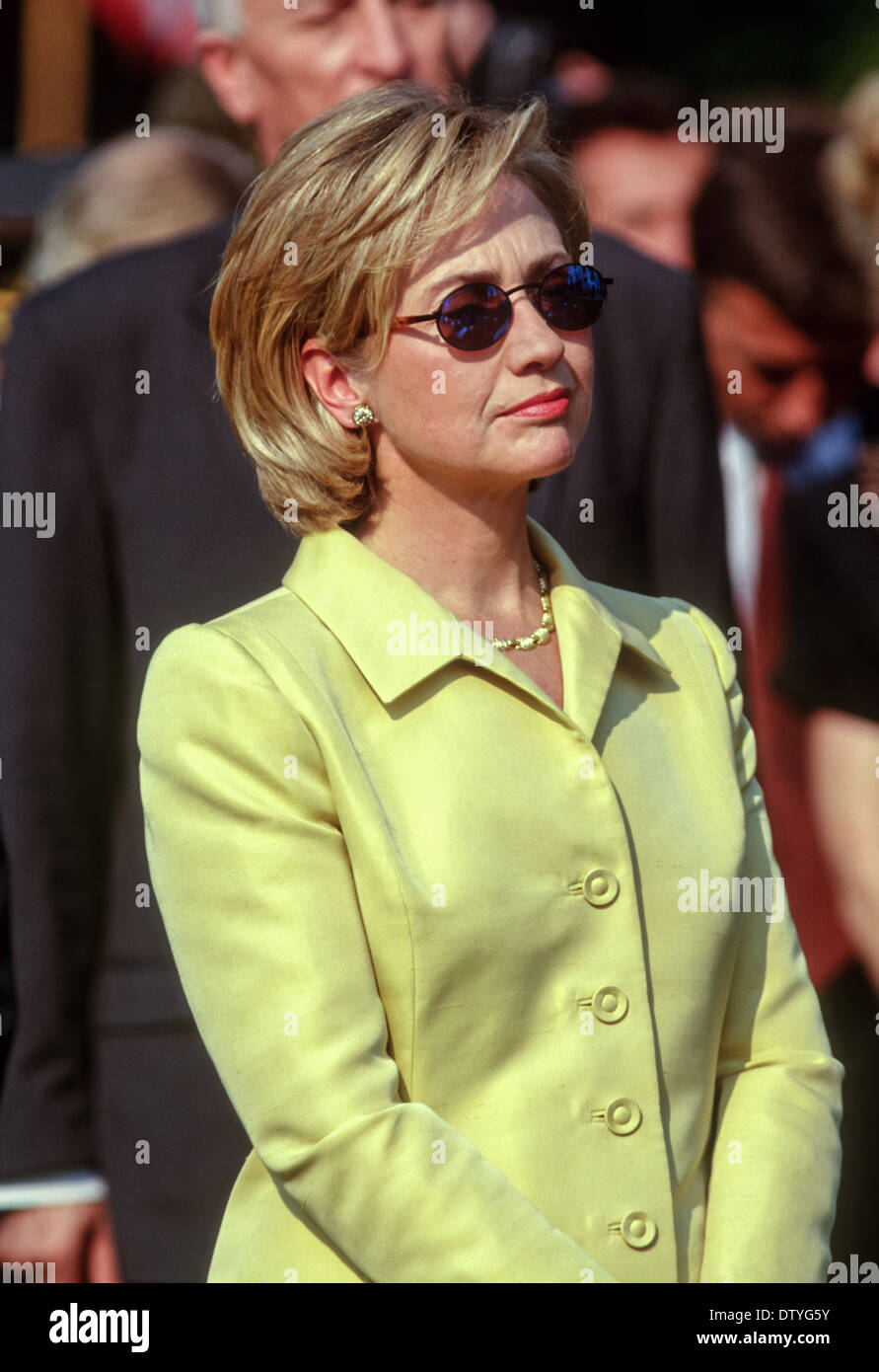 US First lady Hillary Clinton at the White House September 16, 1998 in ...