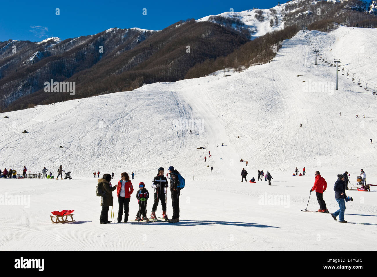 Italy, Recoaro Mille Stock Photo - Alamy