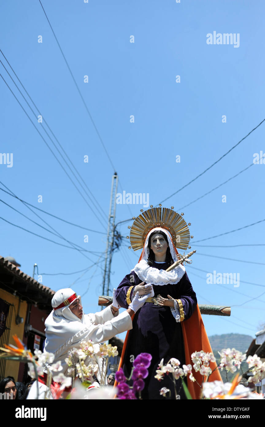 Procession during Semana Santa (Holy Week) in Antigua, Guatemala Stock ...