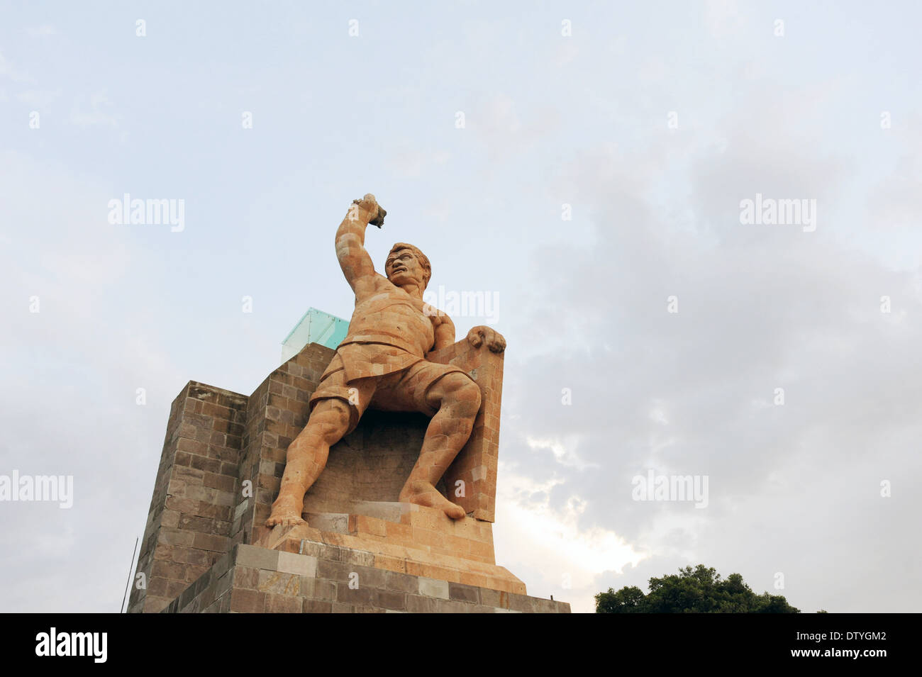 Pipila monument statue in Guanajuato, Guanajuato State, Mexico Stock ...