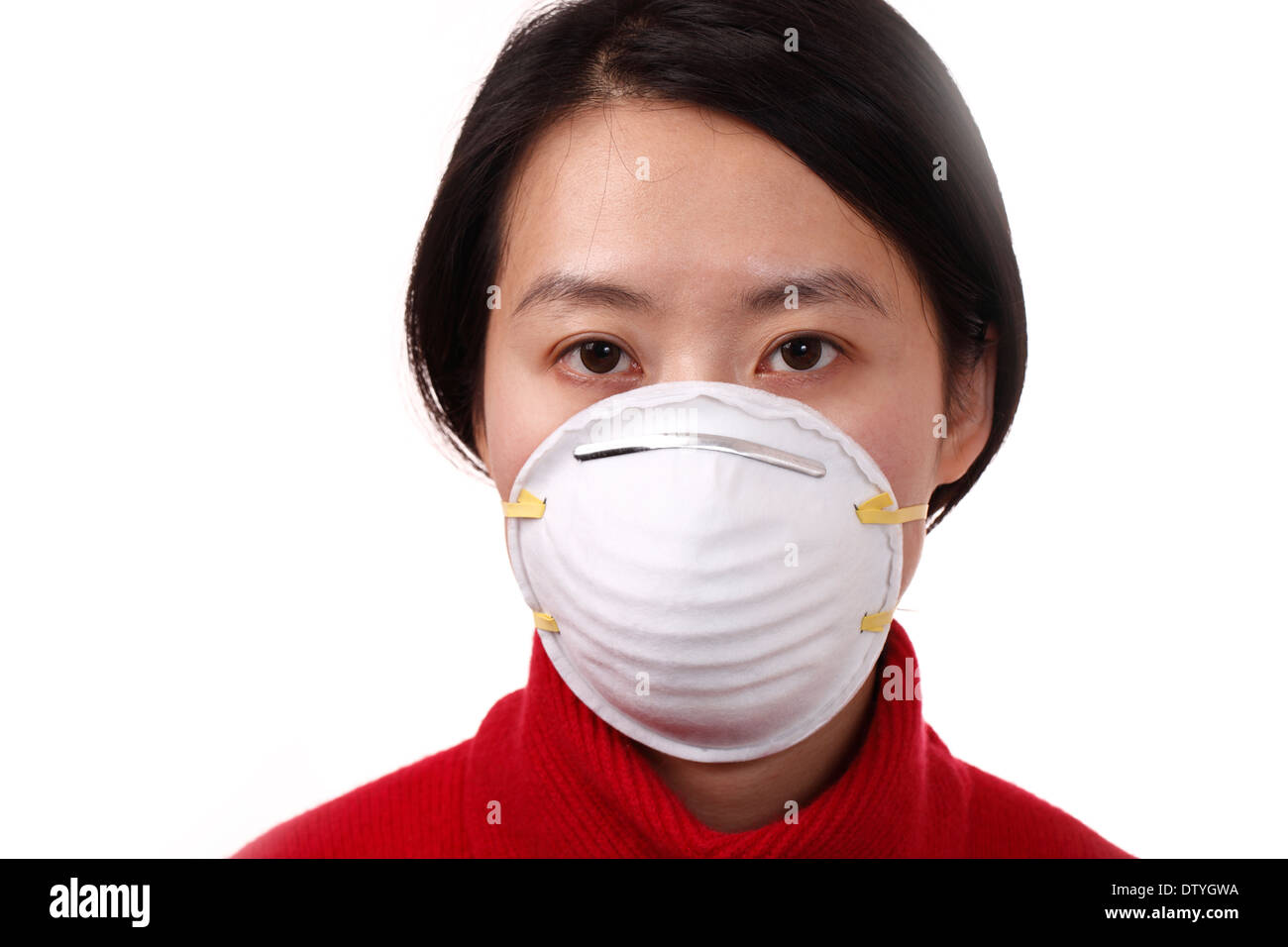Asian woman wearing a mask hi-res stock photography and images - Alamy