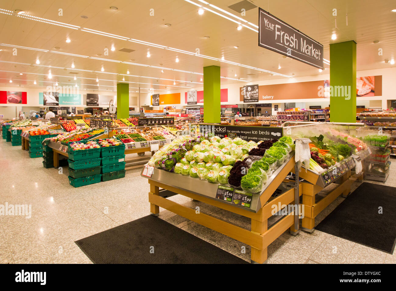 Inside Morrisons Supermarket Tunbridge Wells Stock Photo - Alamy