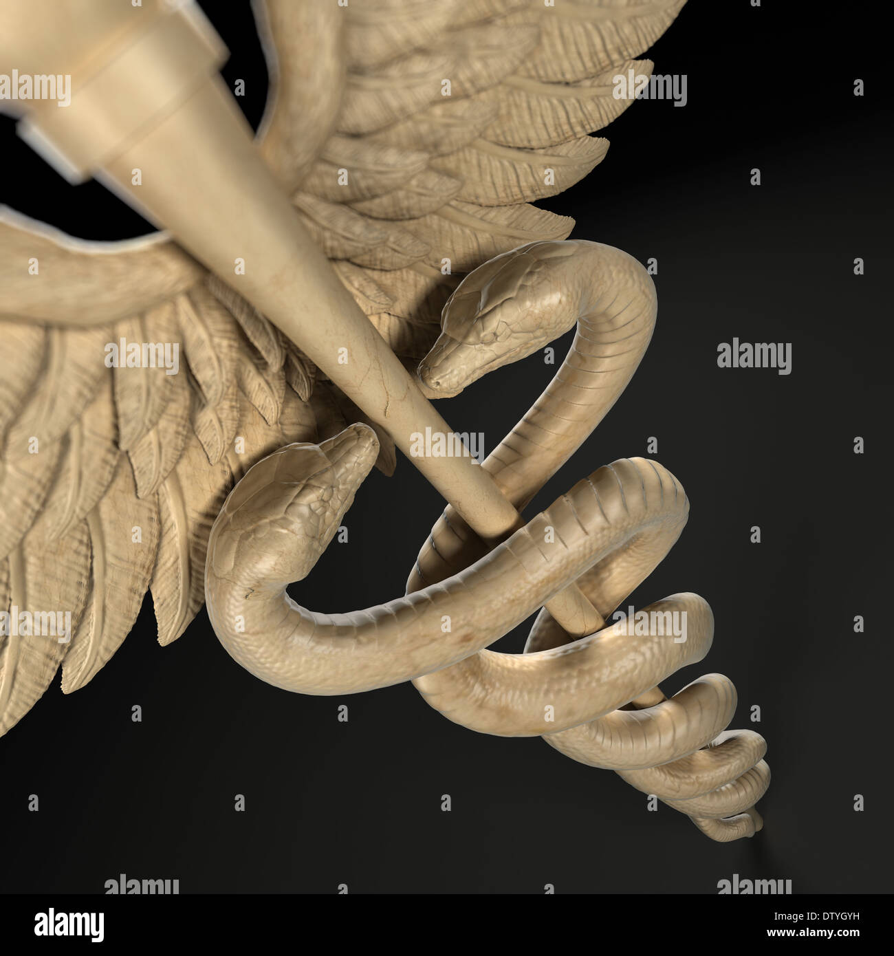 Caduceus statue hi-res stock photography and images - Alamy