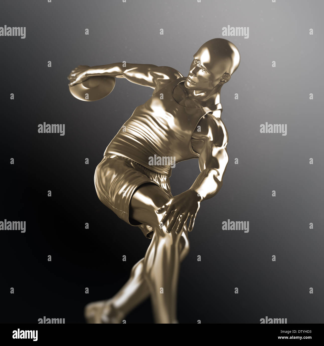 Anatomy of athlete throwing discus hi-res stock photography and images ...