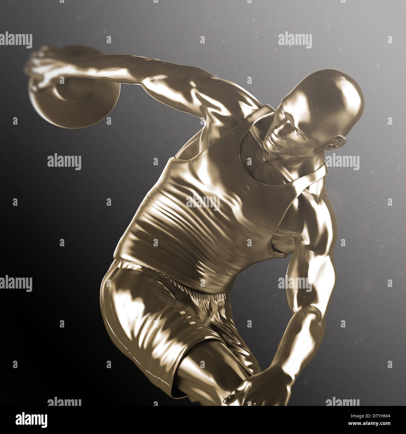 Discus throwing pose hi-res stock photography and images - Alamy