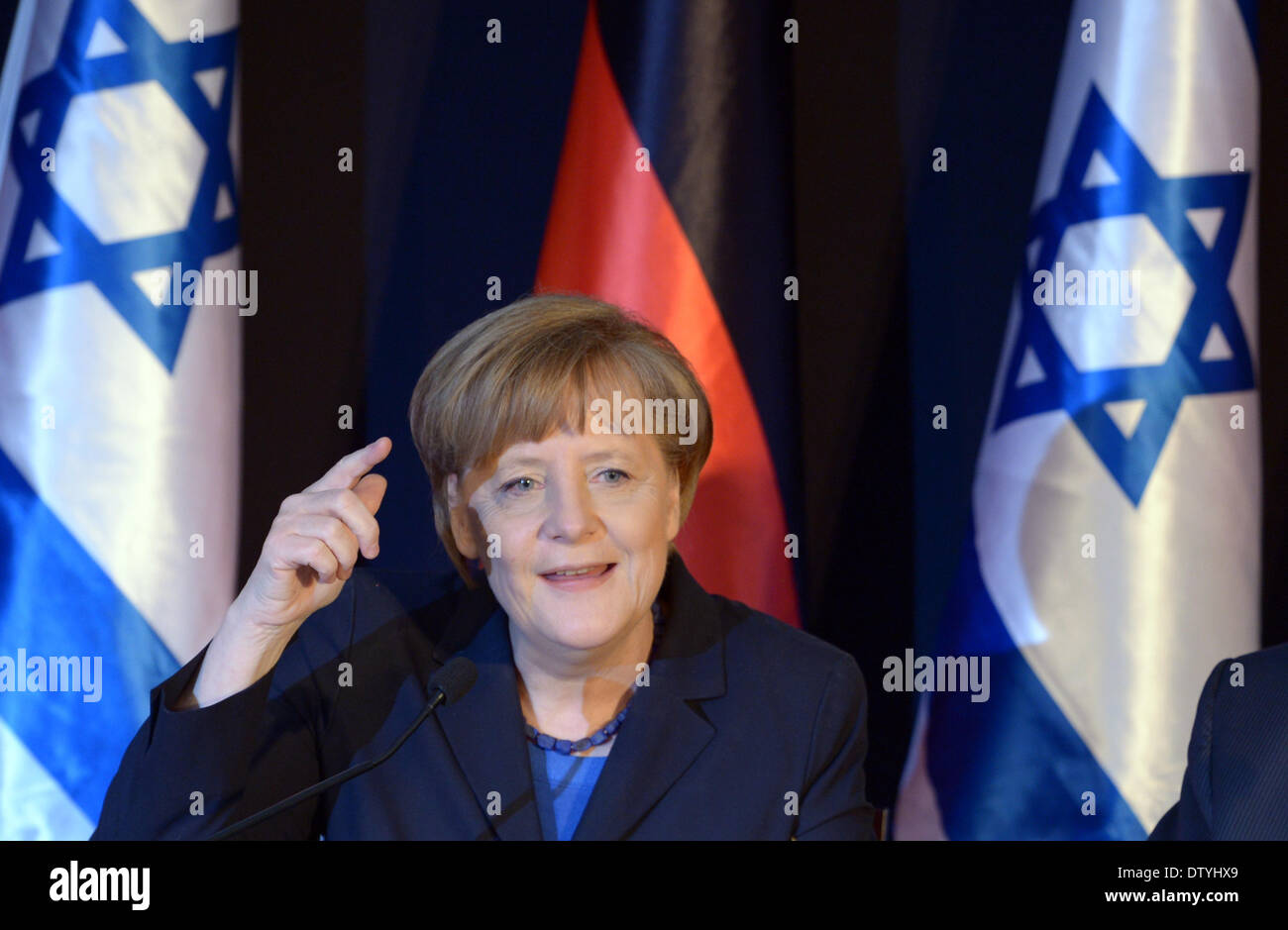 Jerusalem, Israel. 25th Feb, 2015. German Chancellor Angela Merkel (CDU ...