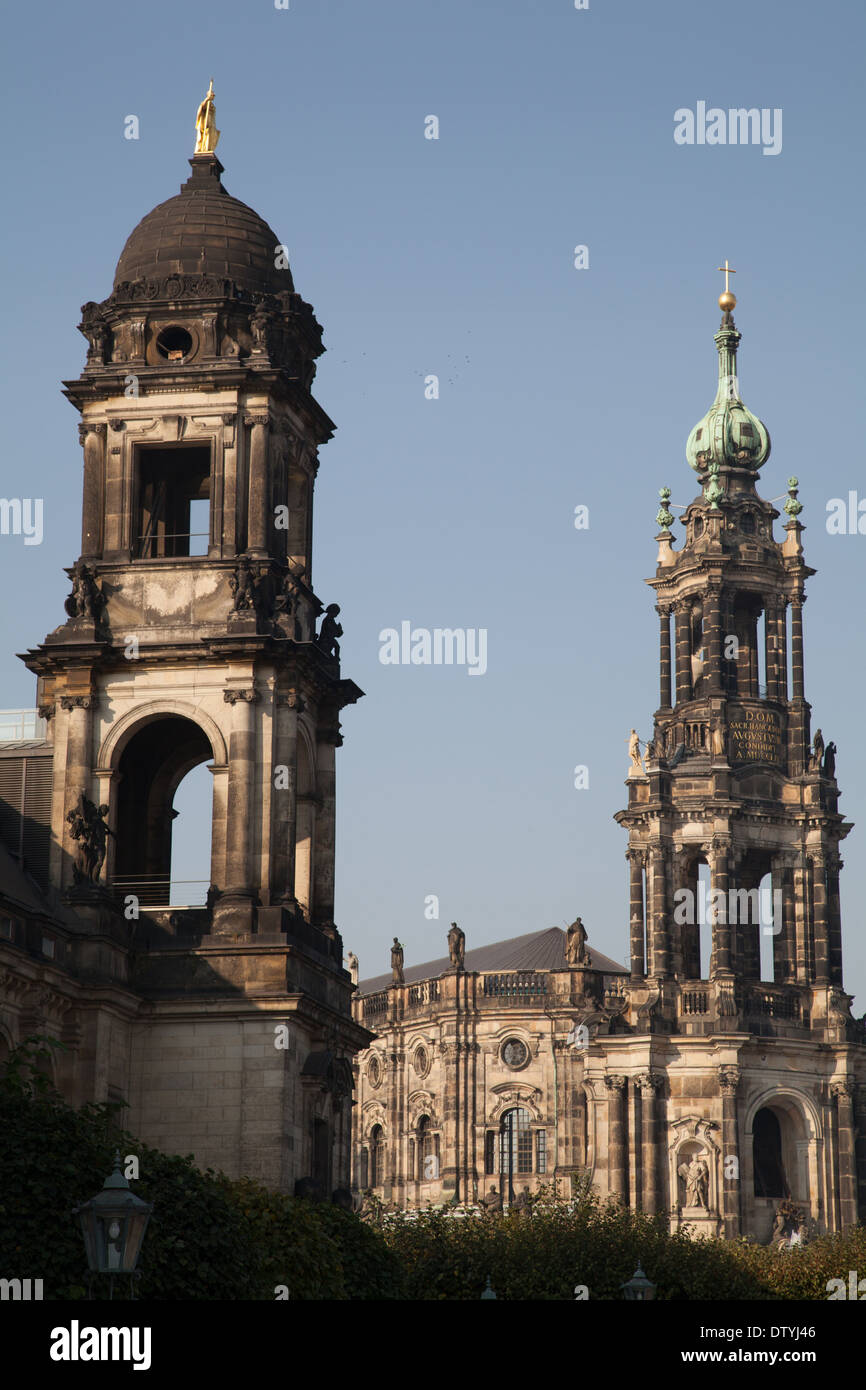 Two dresden churches hi-res stock photography and images - Alamy